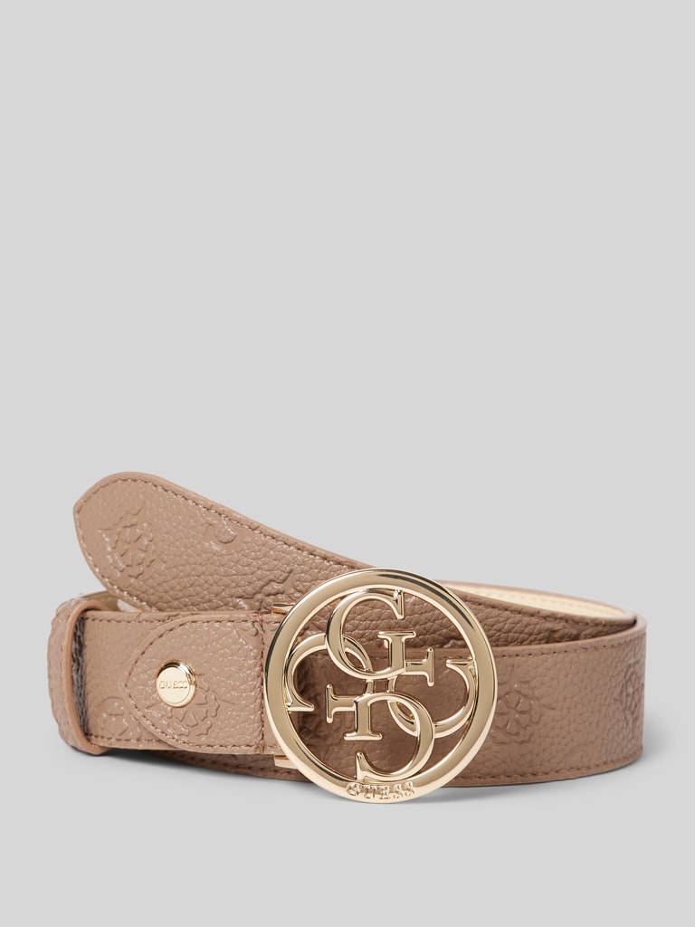 Guess Riem met labeldetail, model 'CRESIDIA' in taupe online kopen | P&C