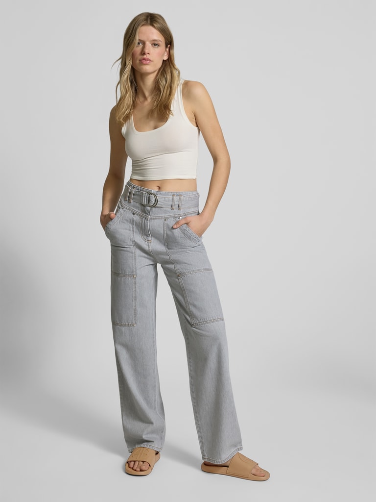 Anine Bing Slides mit Label-Detail (mittelbraun) online kaufen