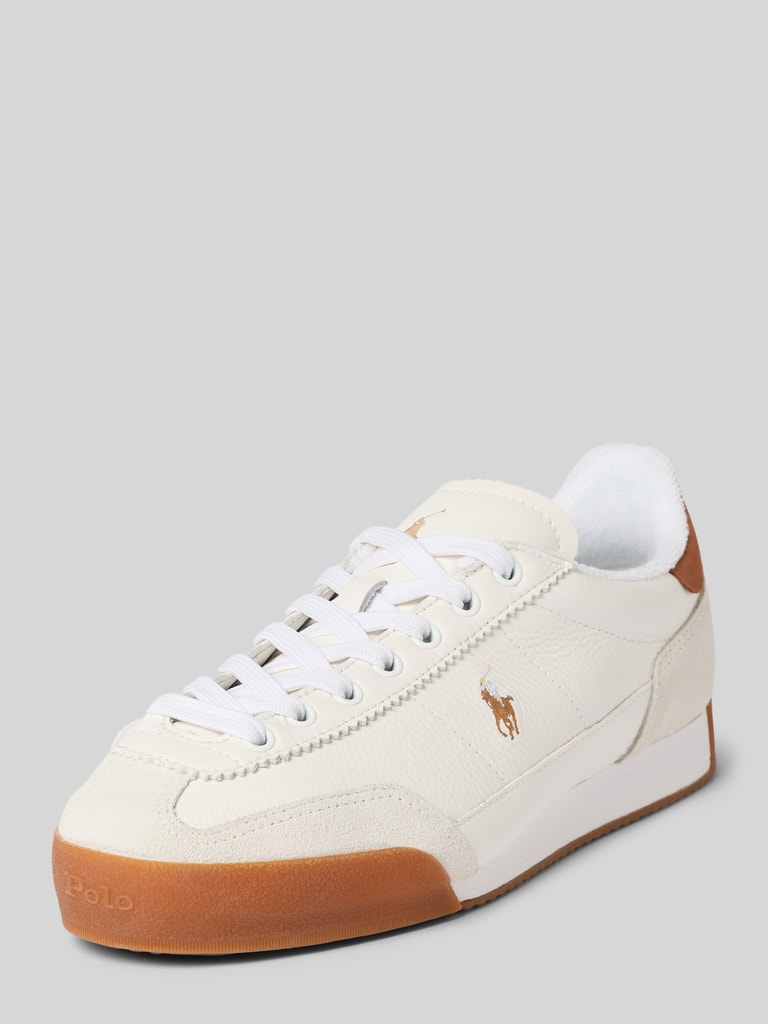 Polo Ralph Lauren Low Top sneakers van echt leer Model 'HESTER' in wit ...