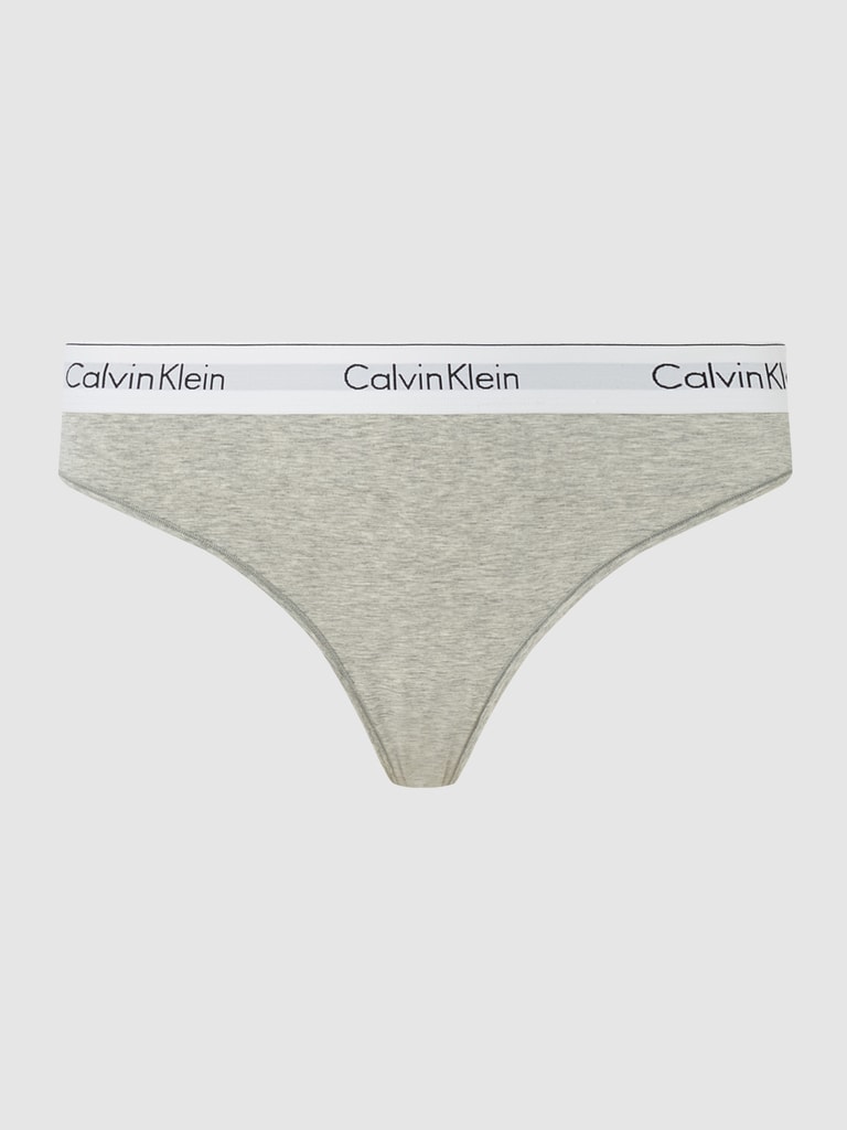 Calvin Klein Underwear Plus PLUS SIZE String mit elastischem Logo-Bund ...