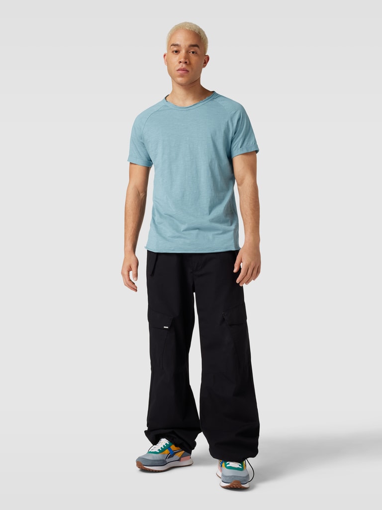 Redefined Rebel T-Shirt mit geripptem Rundhalsausschnitt Modell 'KAS ...