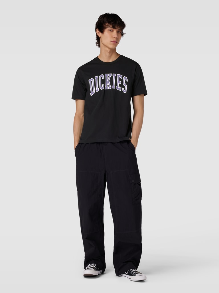 Dickies T-Shirt mit Label-Print Modell 'AITKIN' (black) online kaufen