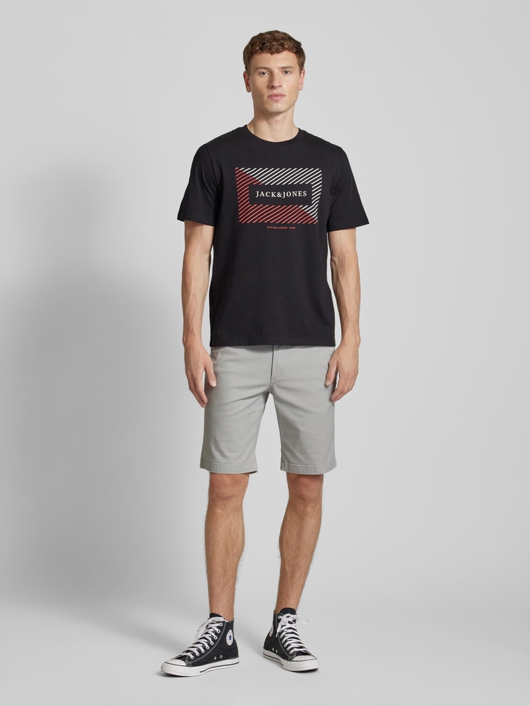 Kup online Jack & Jones Szorty chinosy o kroju regular fit ze szlufkami ...