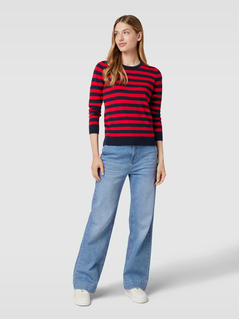 Montego Strickpullover mit Viskose-Anteil (rot) online kaufen