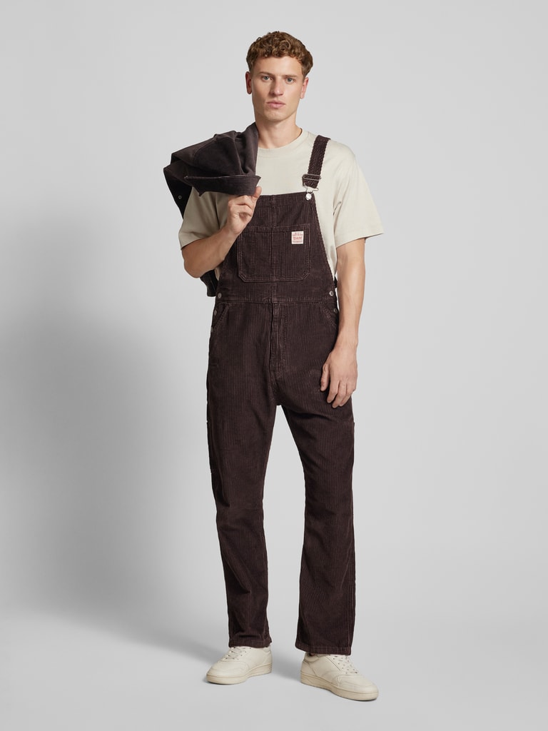 Kup online Levi's® Ogrodniczki z kieszenią na piersi (ciemnobrązowy)