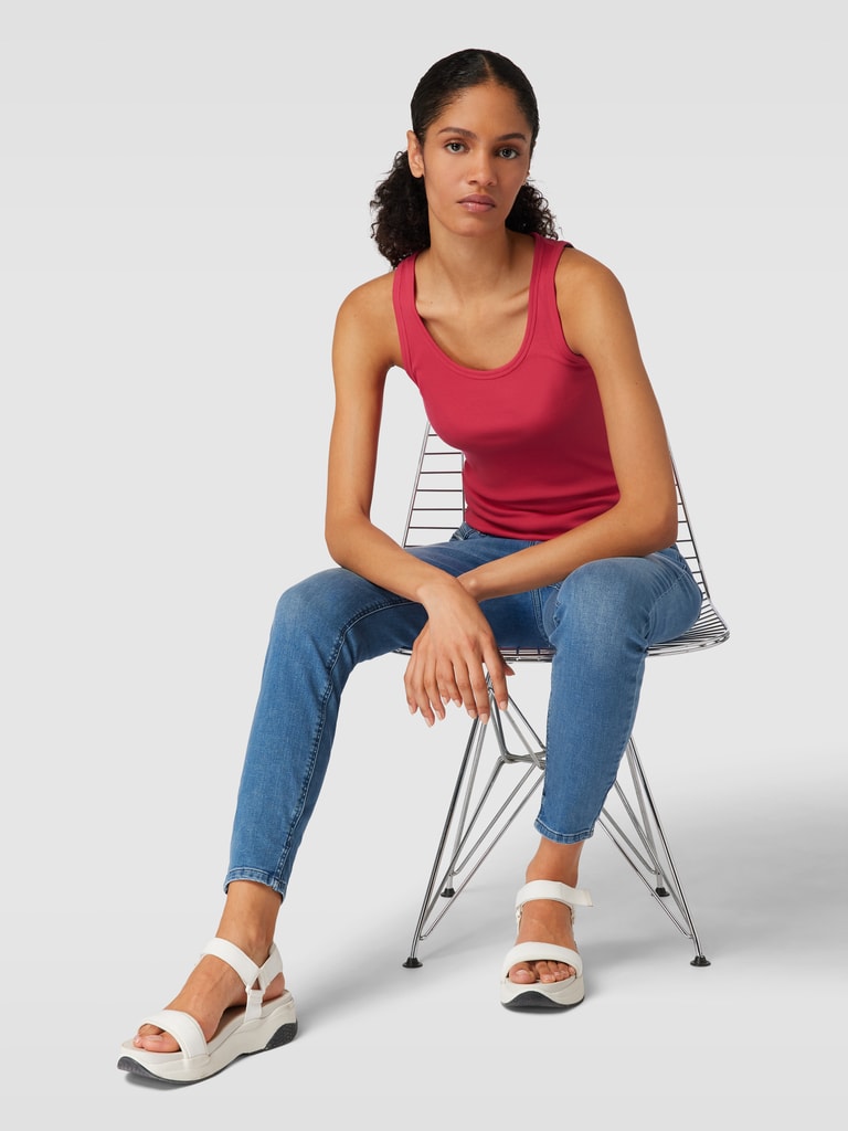 Lanius Tanktop in Ripp-Optik (fuchsia) online kaufen