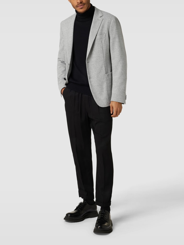 BOSS Sakko in unifarbenem Design Modell 'Hanry' (hellgrau) online kaufen