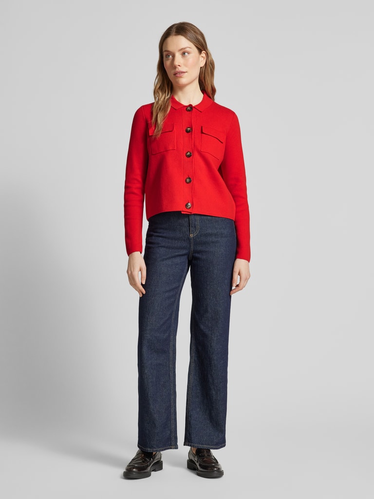 Christian Berg Woman Vest met knoopsluiting in rood online kopen | P&C