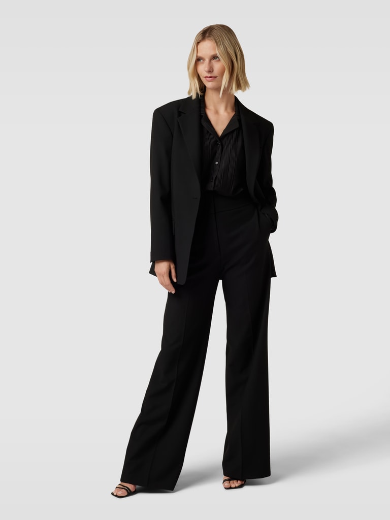 Kup online HUGO Żakiet z kieszeniami z patką model ‘Agura’ (czarny)