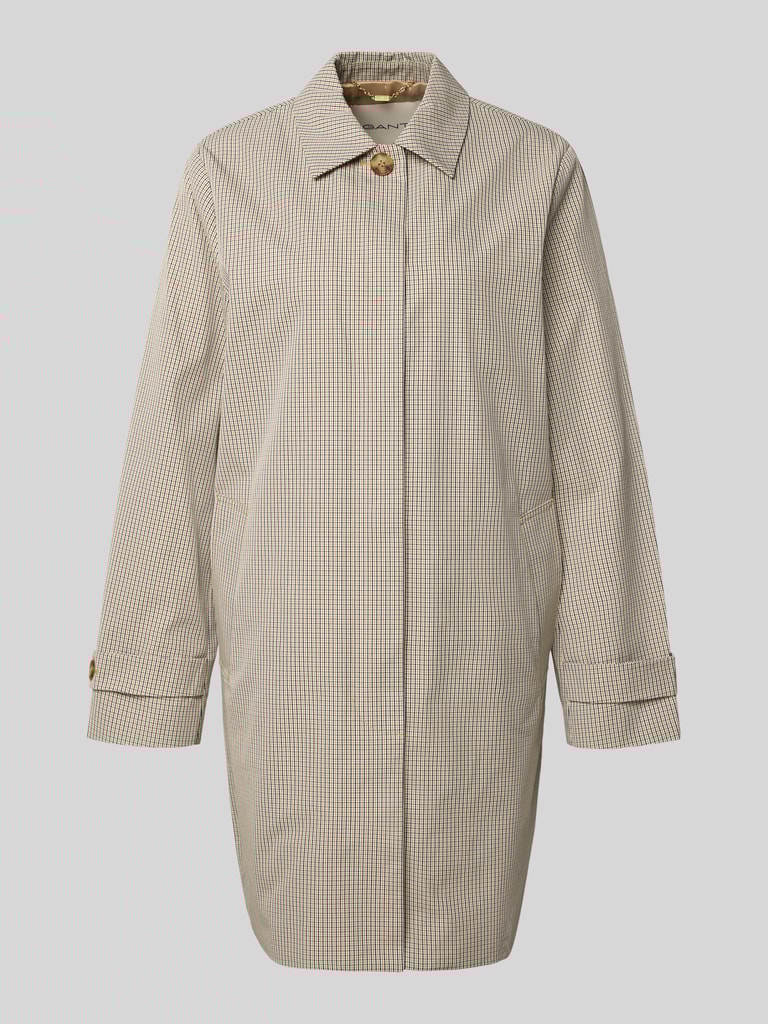 Gant Mantel mit Eingrifftaschen und Ärmelriegeln (camel) online kaufen