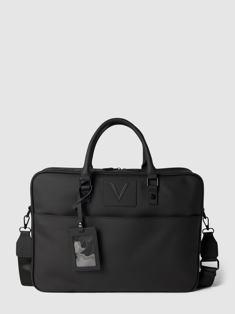 VALENTINO BAGS Laptoptas met labelpatch, model 'SKYR' in zwart online ...