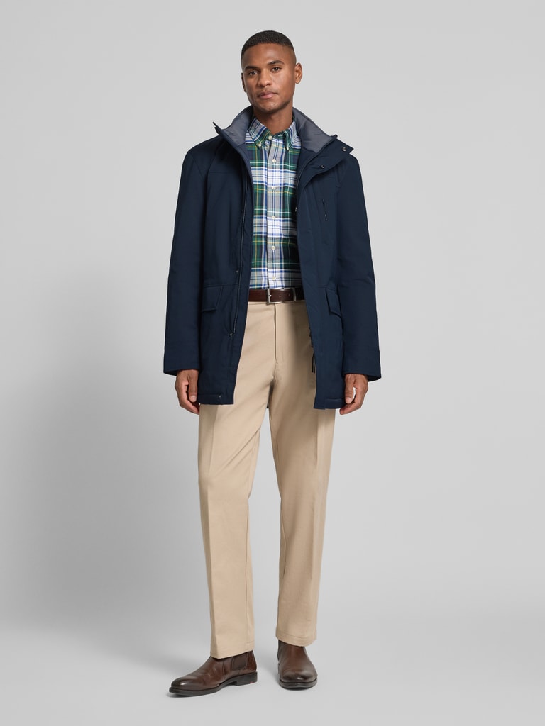 Christian Berg Men Jacke mit Stehkragen und Pattentaschen (marine ...