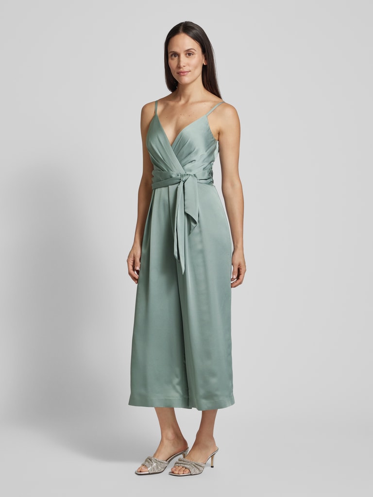 Jake*s Cocktail Jumpsuit mit Bindegürtel (khaki melange) online kaufen