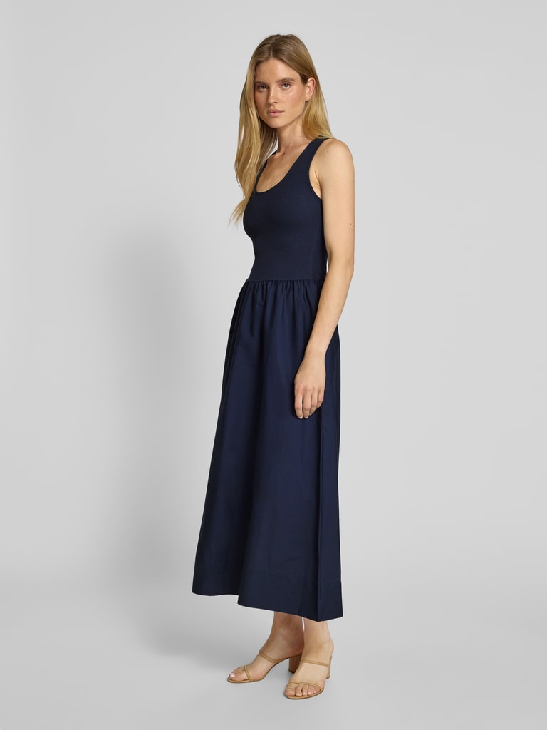 Mango Maxikleid mit Rundhalsausschnitt Modell 'VALVI' (marine) online ...