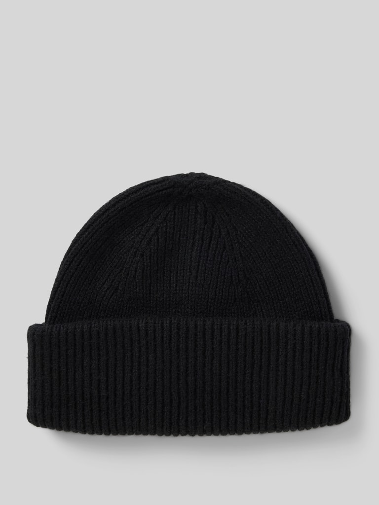 SELECTED HOMME Mütze aus Wolle mit Strukturmuster Modell 'MASON' (black ...