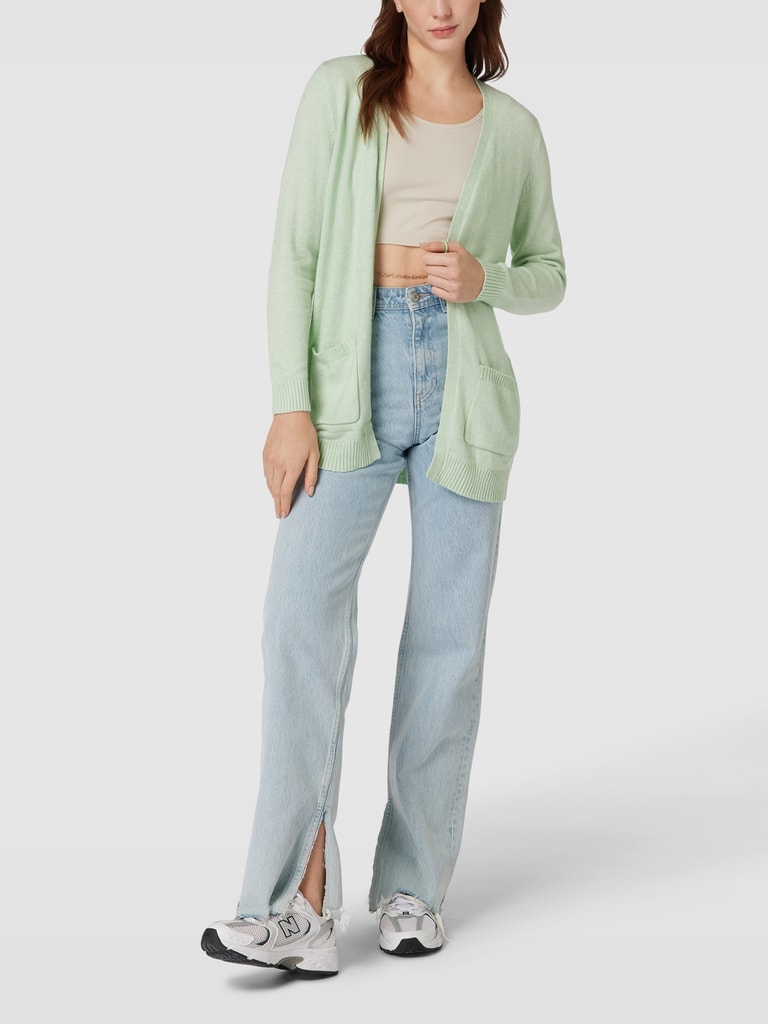 Only Gebreid jack in gemêleerde look, model 'LESLY' in mintgroen online ...