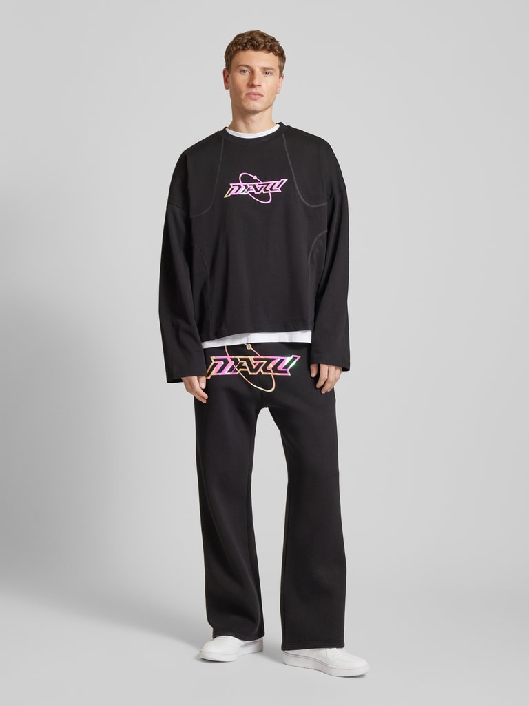 Review X MATW Longsleeve mit Label-Print - MATW X Review (black) online ...