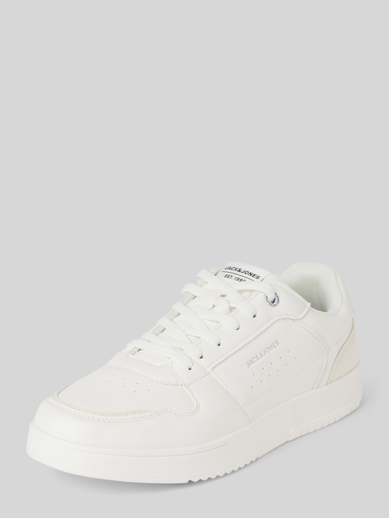 JACK & JONES Sneaker mit Label-Patch und -Print Modell 'WEALING' (weiss ...