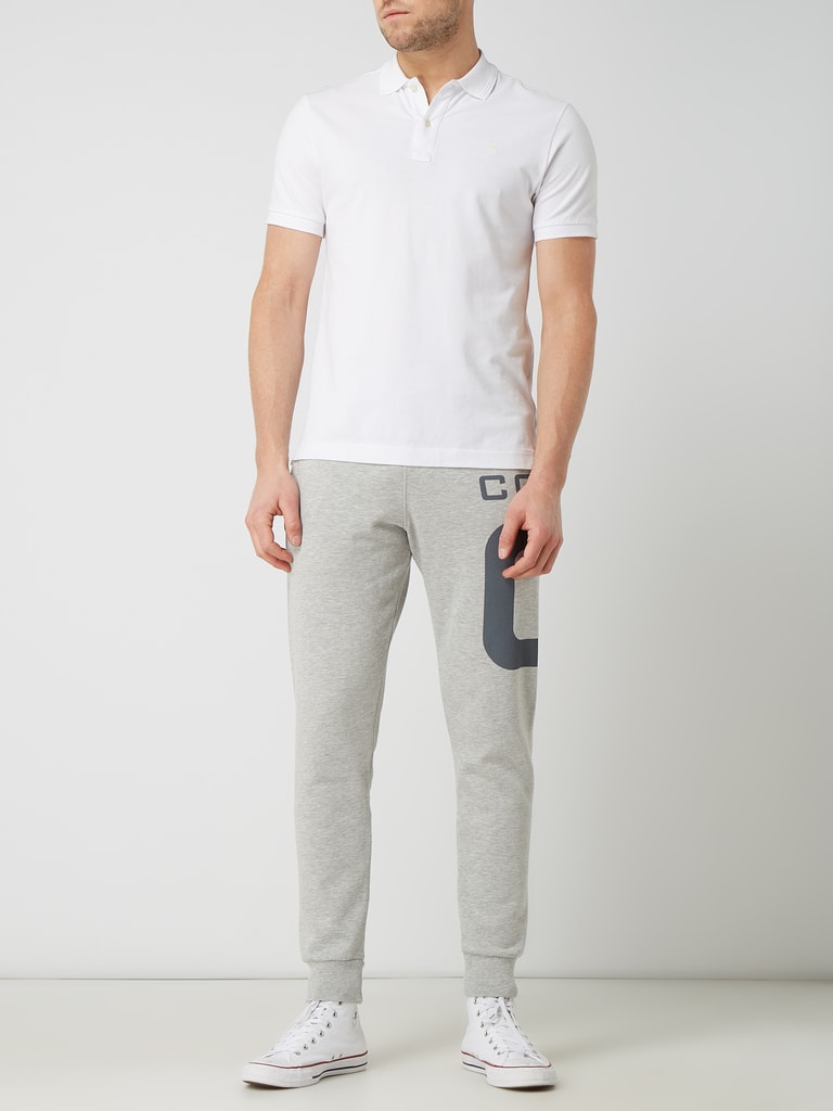 Kup online Code Zero Spodnie dresowe z tunelem model ‘Inboard’ (jasnoszary melanż)