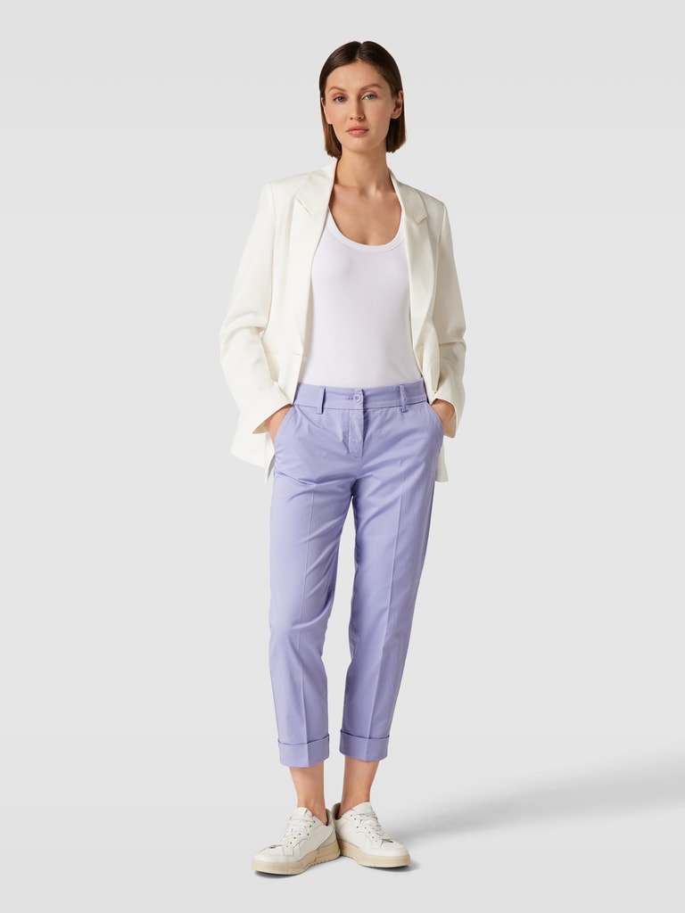 Raffaello Rossi Hose mit seitlichen Eingrifftaschen Modell 'DORA' (lila ...