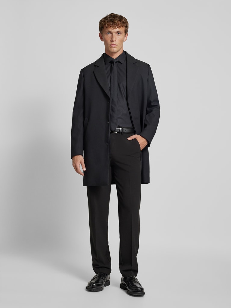 HUGO Regular Fit Business-Hemd mit Knopfleiste Modell 'Valerio' (marine ...