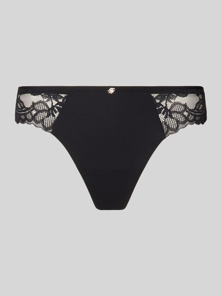 BOSS String mit Spitze Modell 'THONG_BLOSSOM' (black) online kaufen