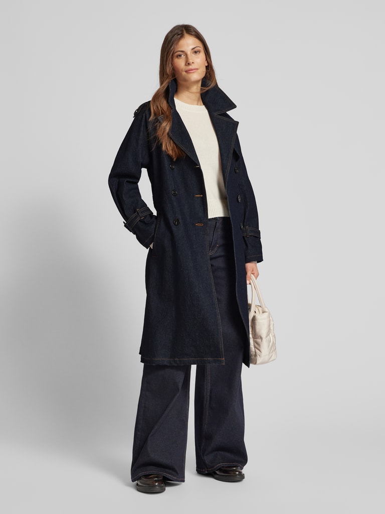 OAKWOOD Mantel mit Reverskragen Modell 'MUSHU' (marine) online kaufen