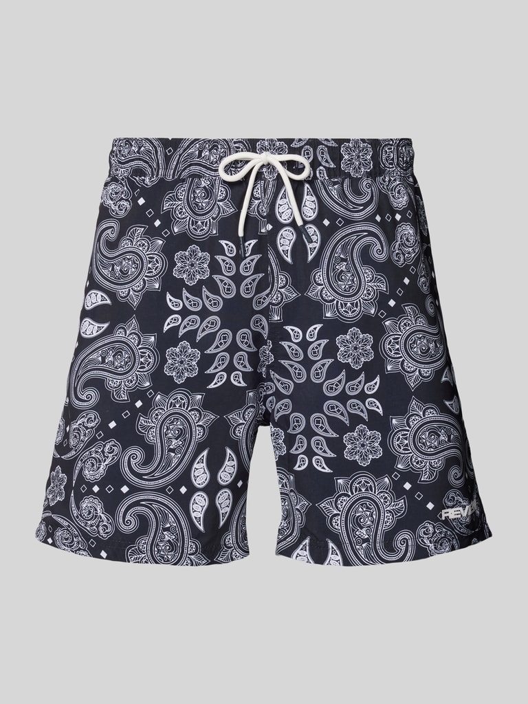 Review Badehose Mit Paisley Muster Black Online Kaufen