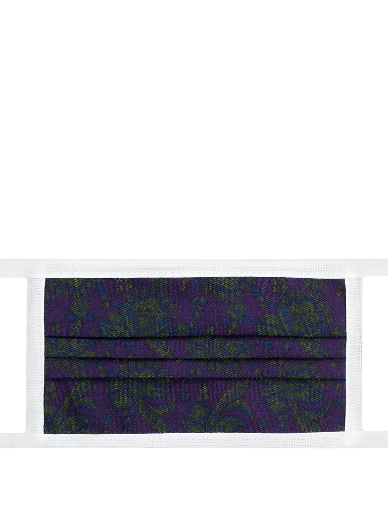 Ascot Mund-Nase-Maske mit Allover-Muster (purple) online kaufen