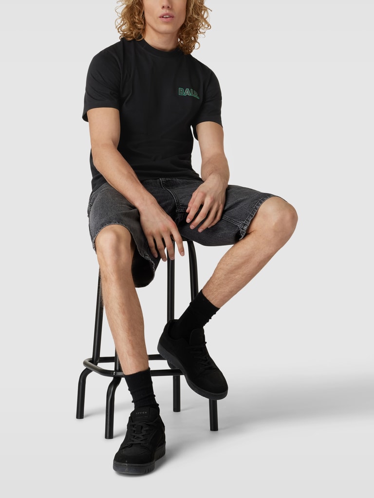 Balr. T-Shirt mit Label-Print Modell 'Success' (black) online kaufen