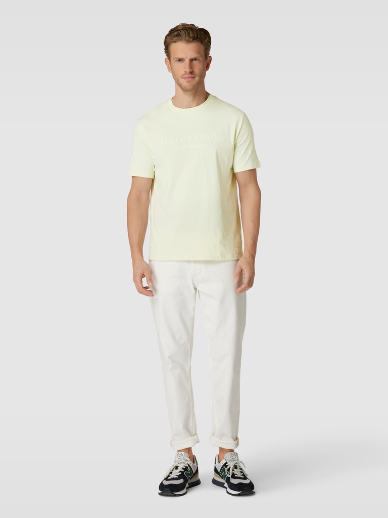Marc O'Polo T-Shirt mit Label-Print (mint) online kaufen