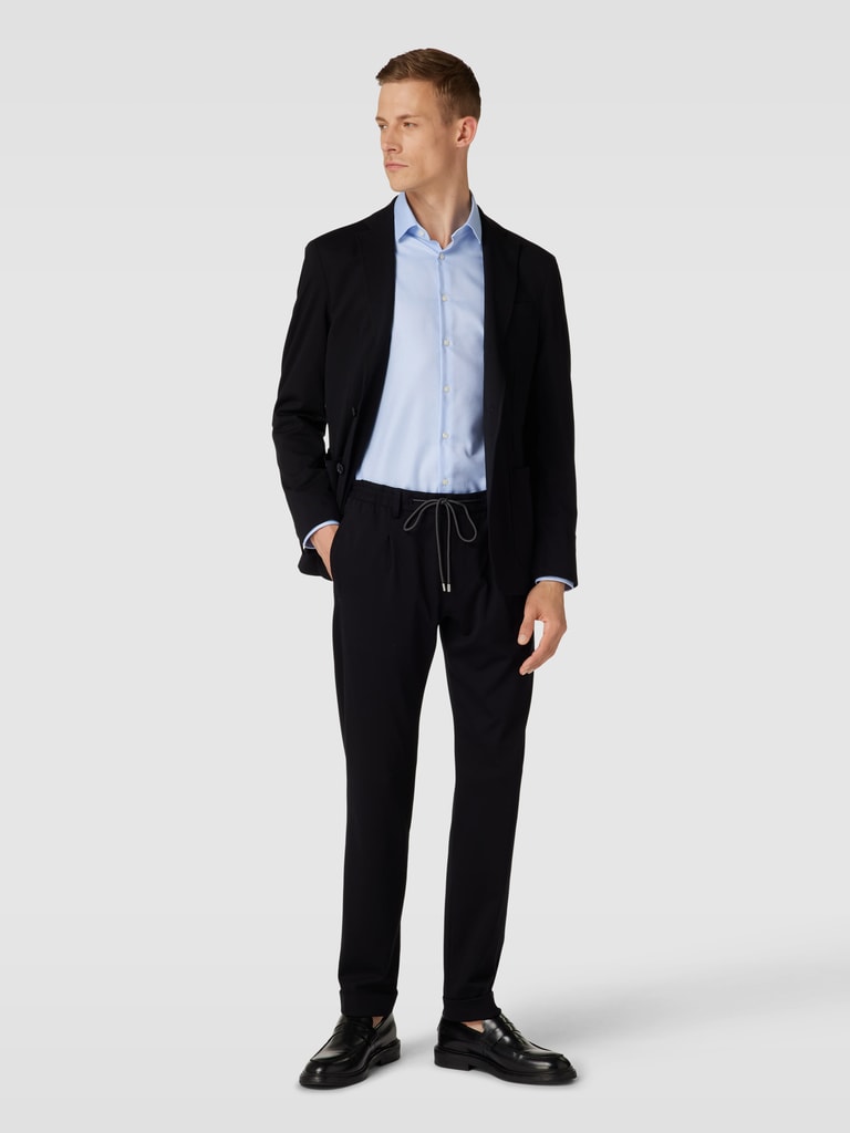 Baldessarini Slim fit 2-knoops colbert met broche, model 'Seba' in ...
