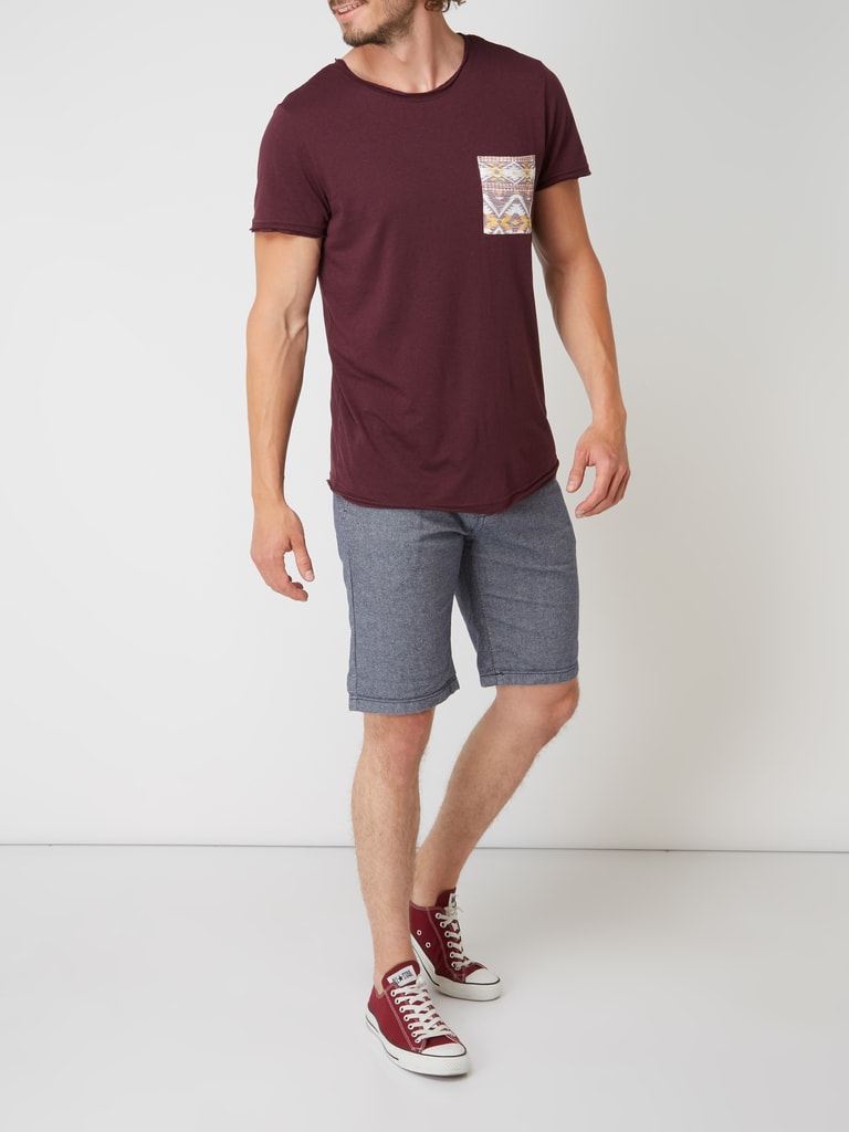 Redefined Rebel Chinoshorts mit Gürtel (blau) online kaufen