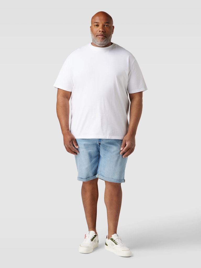Jack & Jones Plus PLUS SIZE Jeansshorts im 5-Pocket Design Modell 'RICK ...
