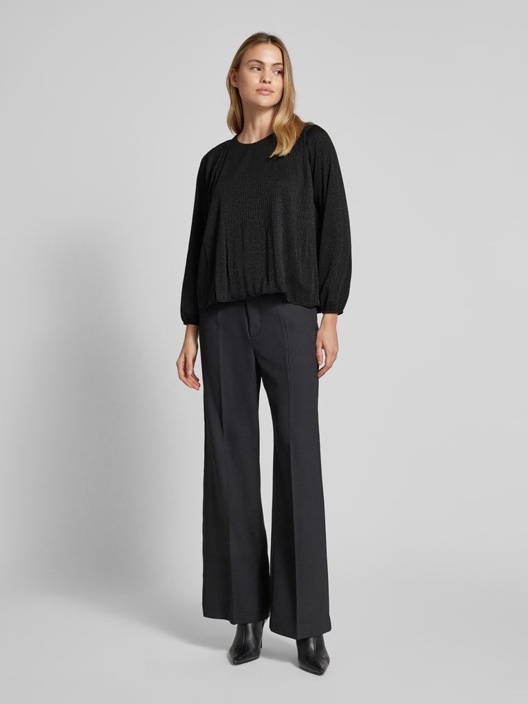 ZABAIONE Blusenshirt mit Rundhalsausschnitt (black) online kaufen