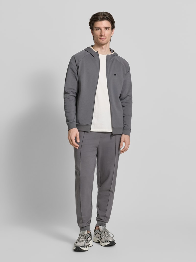 BOSS Regular Fit Sweatpants aus Baumwoll-Mix Modell 'SENSE' (dunkelgrau ...