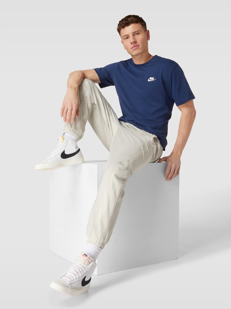 Nike T-Shirt mit Melange-Optik Modell 'CLUB' (marine) online kaufen