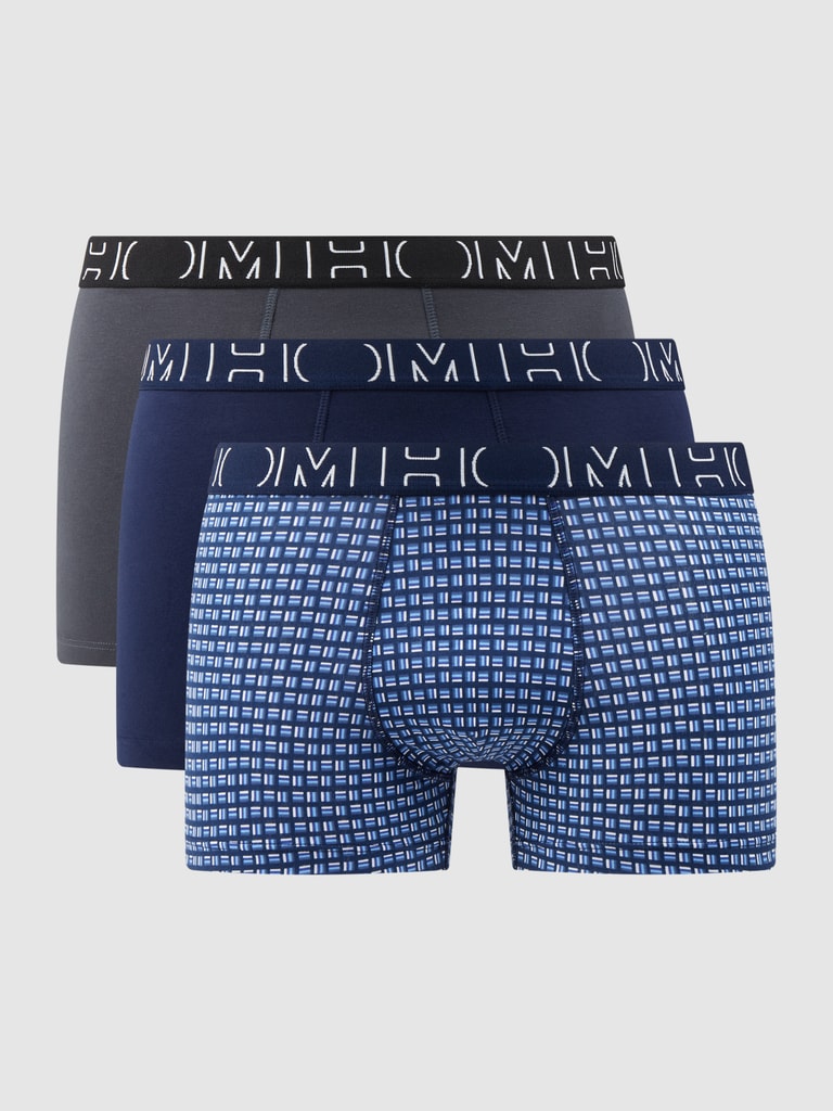HOM Trunks mit Stretch-Anteil im 3er-Pack Modell 'Alex' (dunkelblau ...