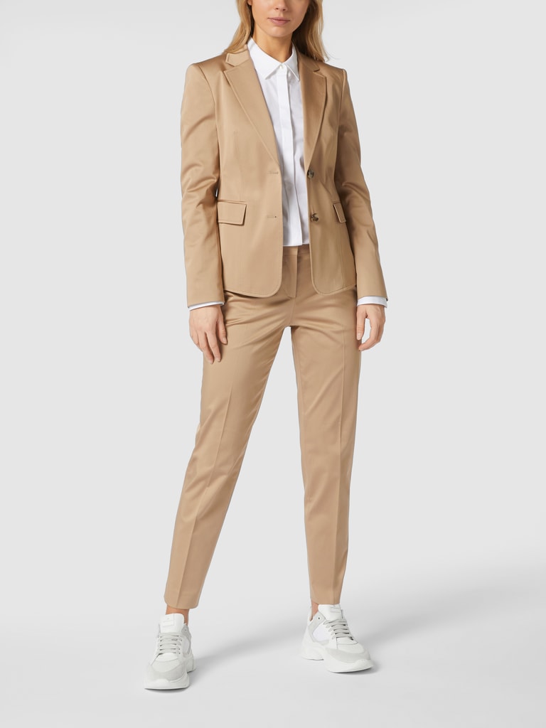 Kup online BOSS Żakiet z kołnierzem z klapami (camel)