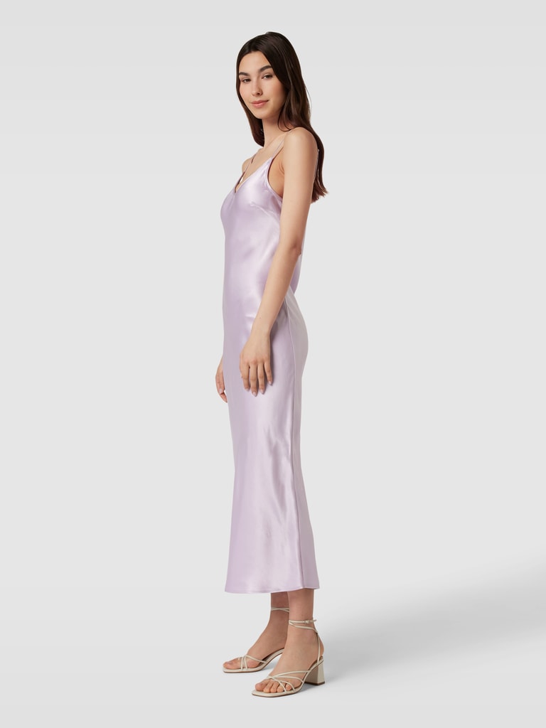 Mango Midikleid mit V-Ausschnitt Modell 'josh' (lavender) online kaufen