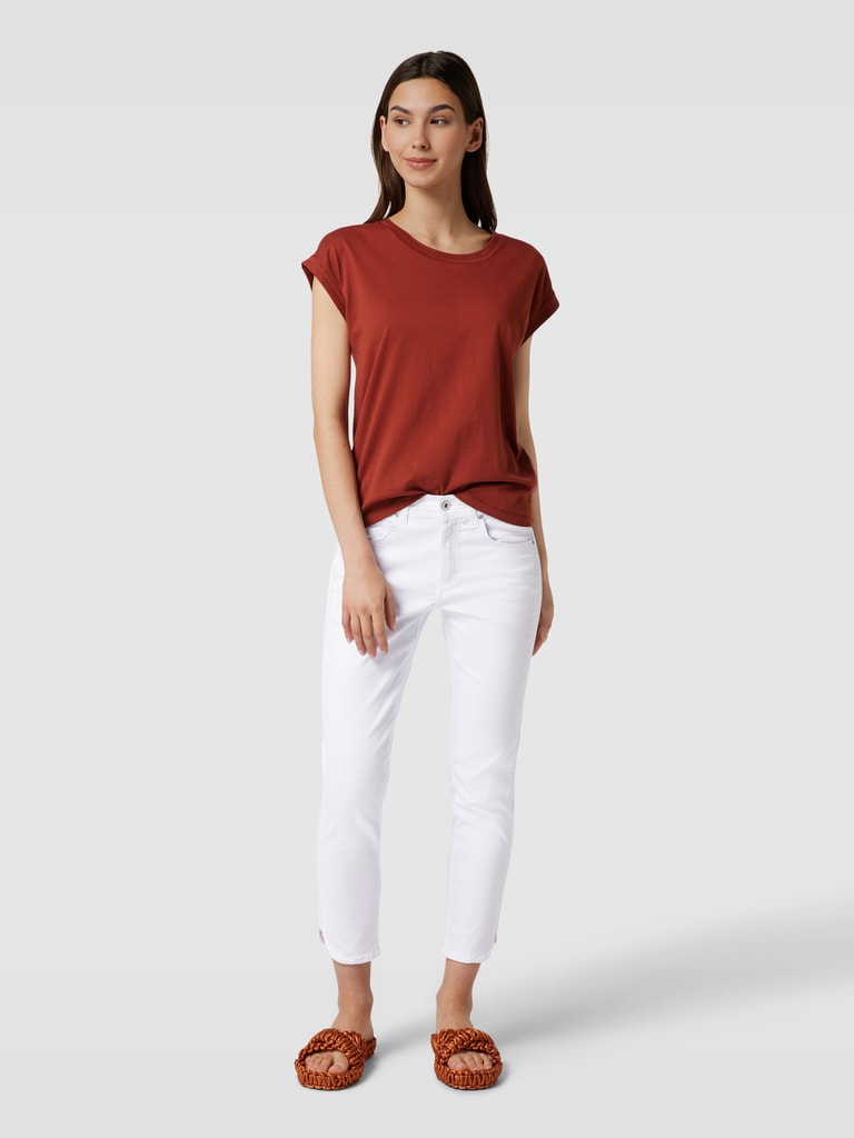 Angels Jeans mit Label-Patch Modell 'ORNELLA' (weiss) online kaufen