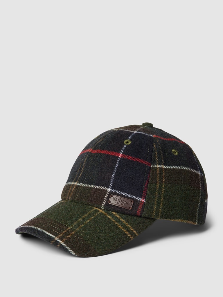 Barbour Pet met all-over motief, model 'GALINGALE' in groen online ...