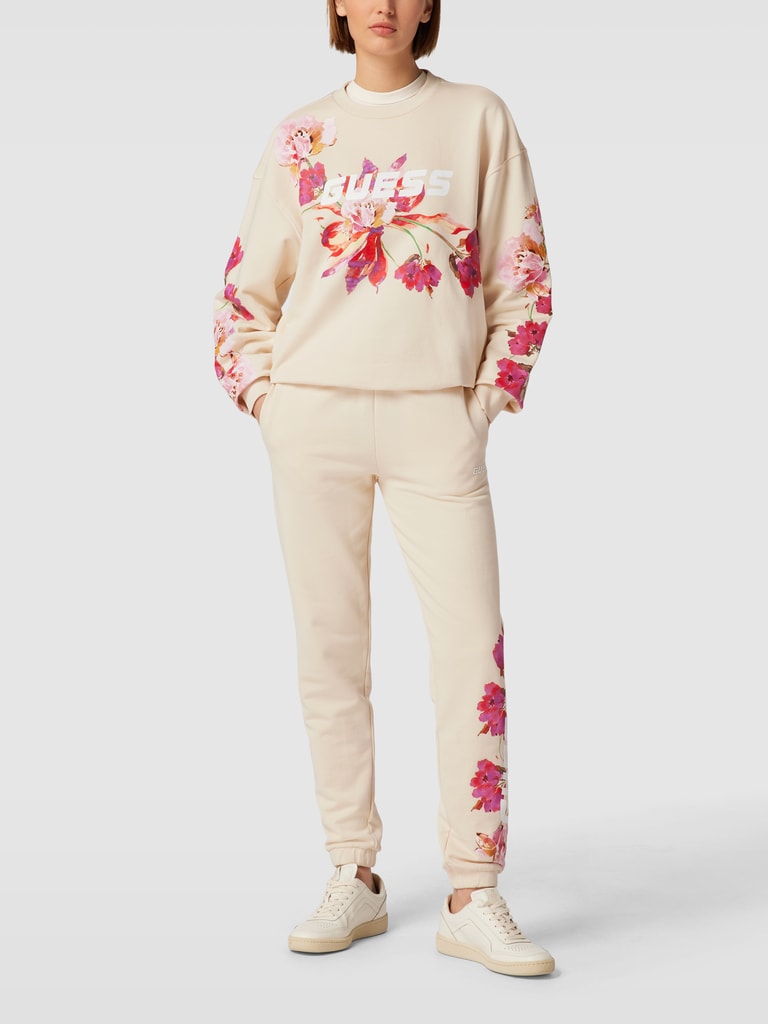 Guess Sweatpants mit floralem Print Modell 'CORINE' (offwhite) online ...