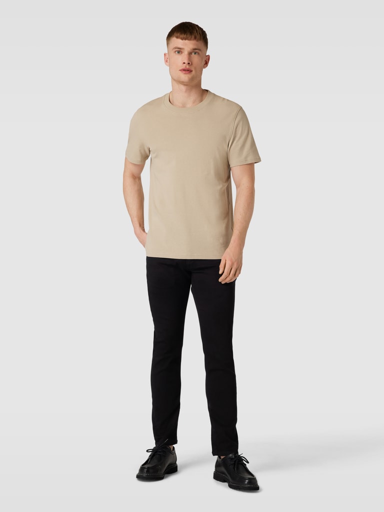 Mustang Jeans mit Label-Patch Modell 'OREGON' (black) online kaufen