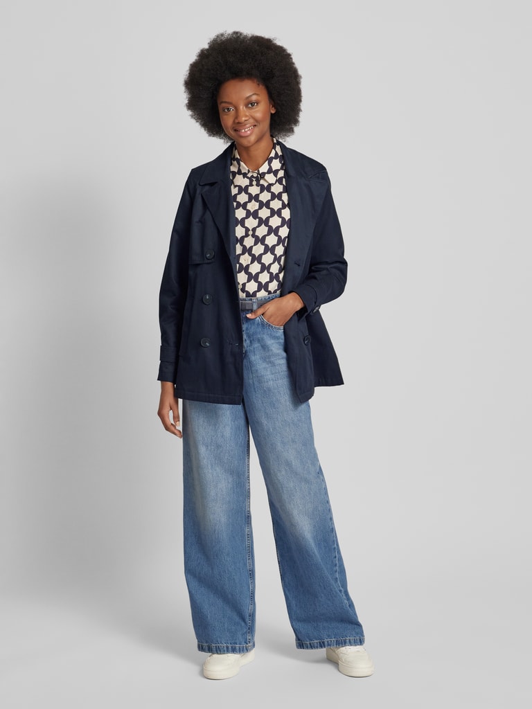 s.Oliver RED LABEL Jack met reverskraag in marineblauw online kopen | P&C