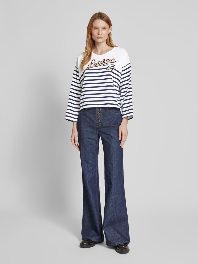 Kup online Lauren Ralph Lauren Bluza z wyhaftowanym logo model ‘JAMARIE ...