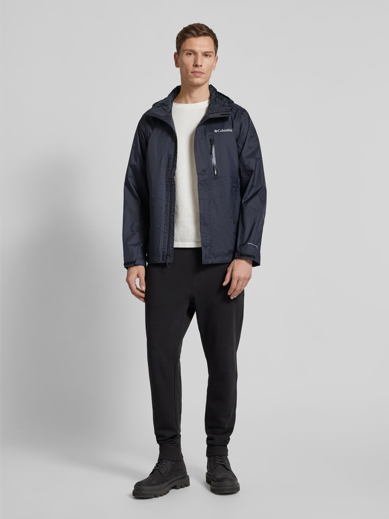 COLUMBIA Jack met labelprint, model 'Pouring Adventure III' in zwart ...