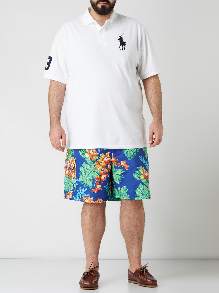 Polo Ralph Lauren Big & Tall PLUS SIZE Badeshorts mit Allover-Muster ...