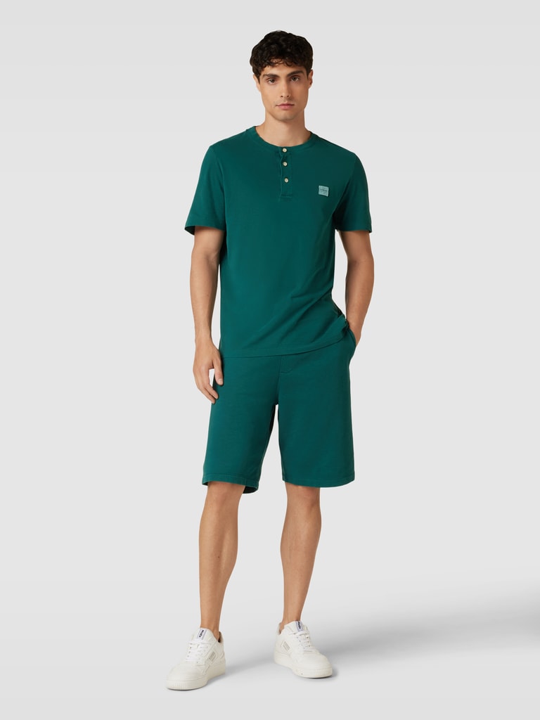 s.Oliver RED LABEL Sweatshorts met tunnelkoord, model 'Washer' in ...