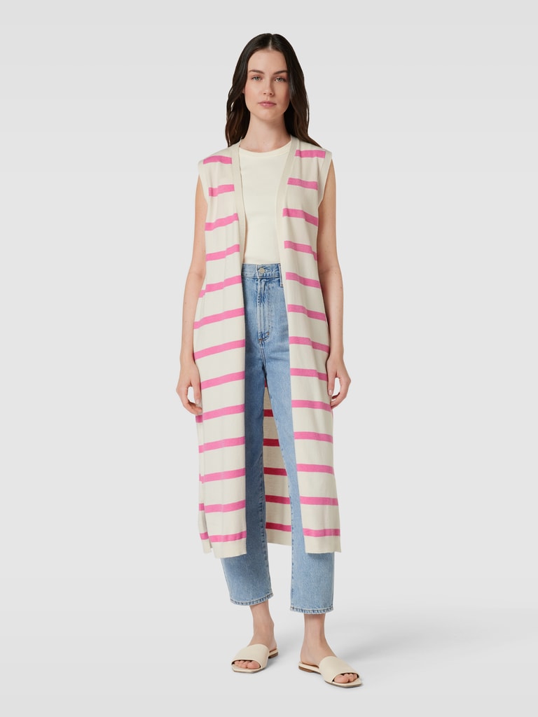 Frieda & Freddies Longcardigan mit Streifenmuster (offwhite) online kaufen